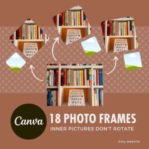18 Rounded Square Photo Frames for Canva | つくるデポ