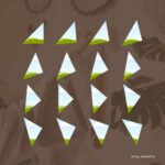 72 Right Triangle Photo Frames + 54 Combinations for Canva | つくるデポ