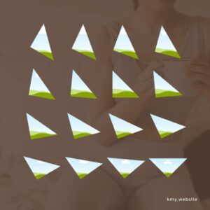 72 Right Triangle Photo Frames + 54 Combinations for Canva | つくるデポ