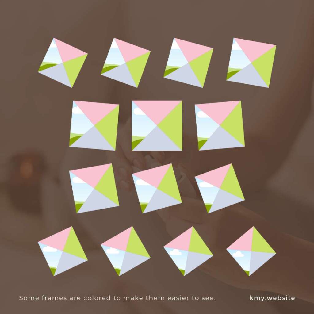 72 Right Triangle Photo Frames + 54 Combinations for Canva | つくるデポ