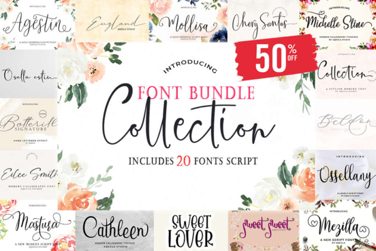 Download Free Font Bundle, $133 Worth Available Commercial Use | つくるデポ