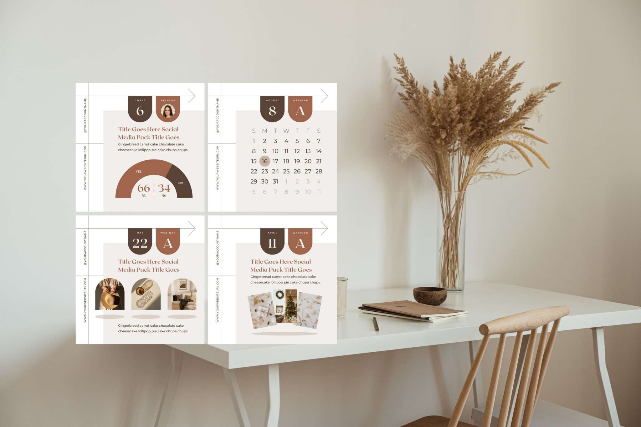 Instagram Template Canva Carousel Post Shadow B Clean Minimum 4716
